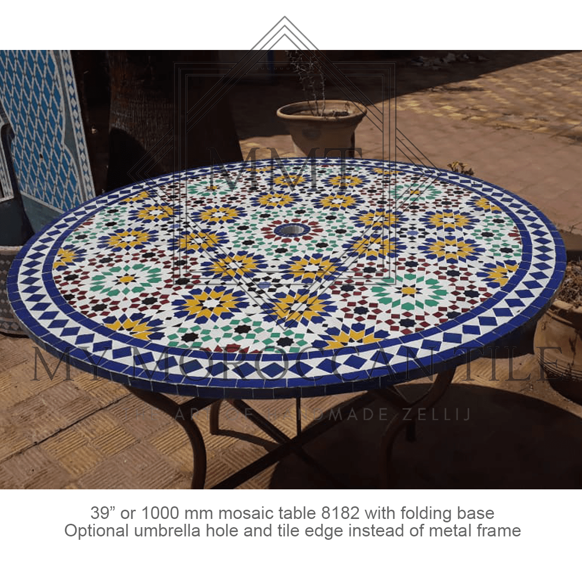 Fez Moroccan Mosaic Table Top 8182 – My Moroccan Tile